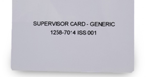 Ingenico supervisor card
