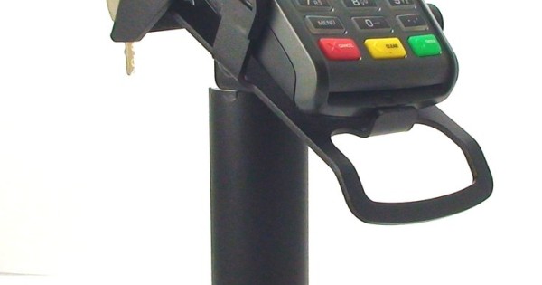 Ingenico iWL tilt & swivel credit card terminal stand with locking arm